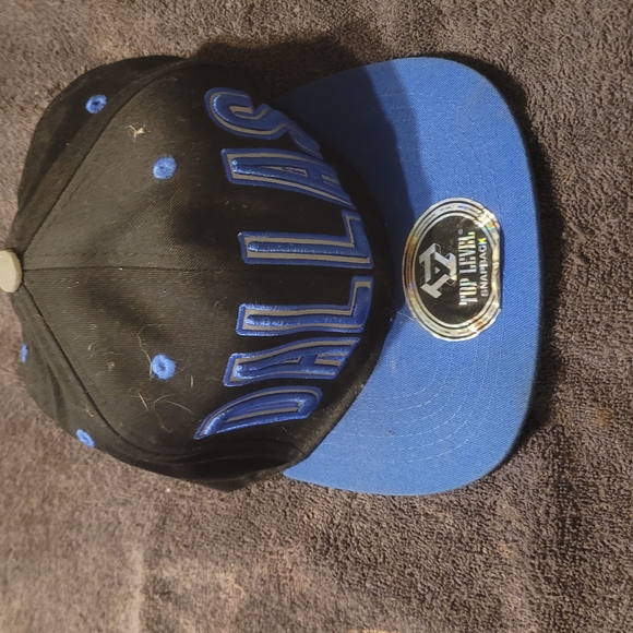 Top Level. Snapback | Other | Dallas Black And Blue Snapback Hat | Poshmark